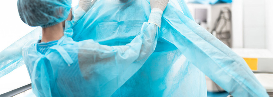 Microporous isolation gown