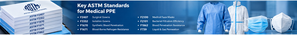 Key ASTM Standardsfor Medical PPE