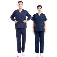 China Anti-Wrinkle Breathable Hospital Uniform Soft Modern Style Custom Logo for Summer Nurse's Clothing Wholesale for sale
