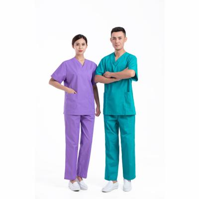 China Fashion Hospital Scrub Suit Medical Uniforms Comfortable Hospital Uniform Wholesale New Style for sale