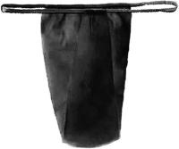 China Disposable Women's Black T-String Thong Bikini Panties G-String Spa Spray Tanning Wraps Underwear Disposable Bikini Briefs for sale