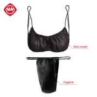 China 90-day Window Disposable Bras Panties Set Spa Massage Women Urgent Order Non-woven Underwear Bra Saunas Beauty Briefs T Thongs for sale