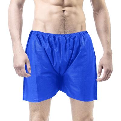 China Medical Supplies Non-woven Adult Disposable Beauty Salon Trousers Sauna Pants Massage Shorts Non-woven Boxers Bath Exam Pants for sale