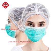 China Haixin Health Influenza Facemask Prevent ASTM F2100  EN14683 Mascarilla Hospital Surgical Masks Level 3 Medical Face Mask Maker for sale
