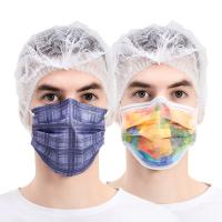 China Haixin Health Custom Printing Face Masks Wholesale 3 Ply Surgical Medical Facemask Non-woven Disposable Printed Mask Supplier for sale