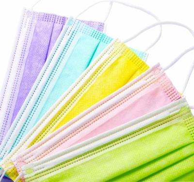 China Hubei Haixin Custom Logo Surgical Masks Medical Facemasks Colorful Influenza Face Mask for Adults for Epidemics Pandemics for sale