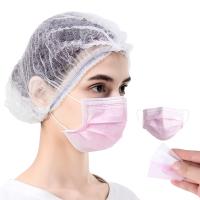 China Hubei Haixin 3 Ply Non Woven Surgical Masks  Medical Disposable Facemask Manufacturer Surgery Pink Face Mask Wholesale for sale