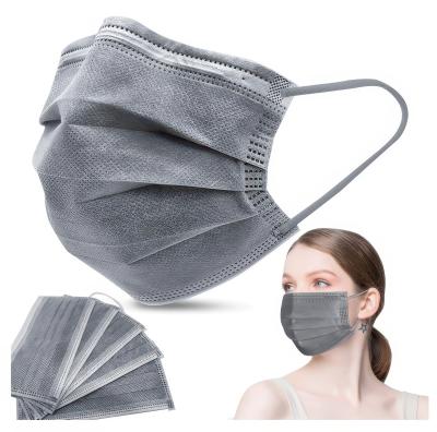 China Hubei Haixin Manufacturer Active Carbon Face Mask PPE 4Ply Disposable Medical Facemask BFE 99% with Earloop for sale