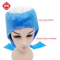 China Hubei Haixin Streamer Clean Room Cap Nurse Surgical Medical Muslim Hat Head Cover Non Woven Caps Disposable PP Cap Wholesale for sale