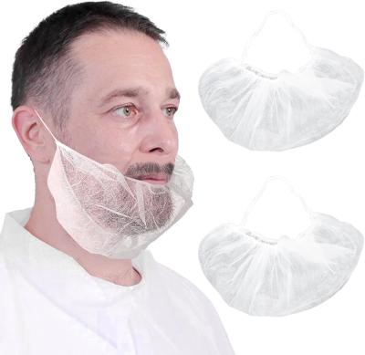 China Elastic White Comfortable Protective Beard Covers 18