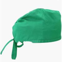 China Hubei Haixin Scrub Cap Cotton Surgical Cap Unisex Doctor Cap Women Working Hat ISO 13485 CE for sale