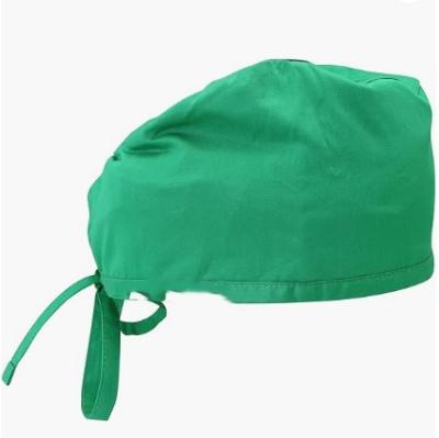 China Hubei Haixin Scrub Cap Cotton Surgical Cap Unisex Doctor Cap Women Working Hat ISO 13485 CE for sale