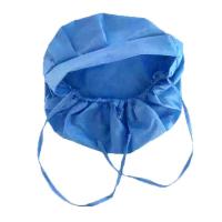 China Hubei Haixin Wholesale of SMS Non-woven Head Cover Caps Surgical Streamer Tie Hats Doctor Hats Elastic Band Surgical PP Mov Cap for sale