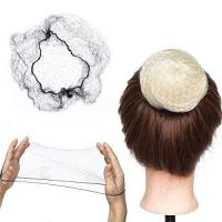 China Disposable Nylon Mesh Hairnet Hubei Haixin Invisible Soft Honeycomb Nylon Hairnet Cap  for Packing Wigs Hair Bundles Ponytails for sale