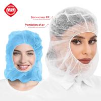 China Muslim Head Cover Hubei Haixin Operating Hat Elastic Hood Cap Head 3D Surgical Hood Dust Proof Disposable PP Food Caps Wholesale for sale