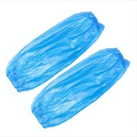 China Hubei Haixin Disposable PE Sleeve Cover Wholesale Blue Waterproof Covers Supplier PP Dustproof Antifouling Sleeve Manufacturer for sale