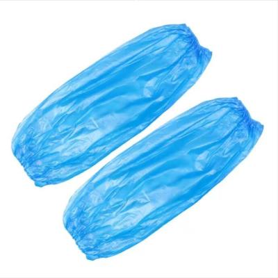 China Hubei Haixin Disposable PE Sleeve Cover Wholesale Blue Waterproof Covers Supplier PP Dustproof Antifouling Sleeve Manufacturer for sale