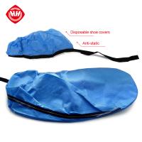 China Hubei Haixin Anti-static Disposable Shoe Cover Supplier Medical Plastic Overshoes Wholesale Nonwoven Non slip Shoe Covers for sale