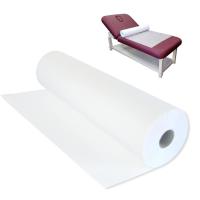 China Disposable Massage Bed Cover Non-woven Disposable Sheets Per Roll Spa Waxing Table Sheets Spa Bed Waterproof Table Paper Roll for sale
