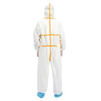 China Yellow Label Disposable Protective Suit with CE Certification and Elastic Cuff for Medical and Industrial Use for sale