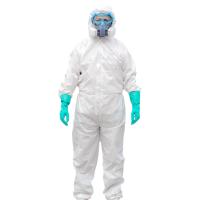 China Waterproof And Breathable Disposable Protective Suit with Non-woven Fabric and CE FDA Certification for sale