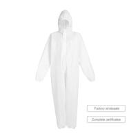 China Waterproof And Breathable Disposable Protective Suit with Non-woven Fabric and CE FDA Certification for sale