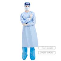 China AAMI Level 4 Spunlace Surgical Gown for sale
