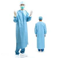 China TG011 AAMI Level 3 Fluid-Resistant Surgical Gown for sale