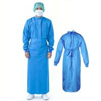 China 100% Cotton Reusable Surgical Gown for sale