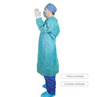 China Disposable SMMS Surgical Gown – AAMI Level 3 for sale