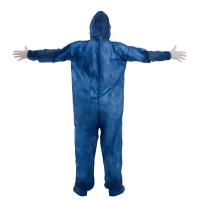 China 37g PP Dark Blue Disposable Protective Coverall with ISO 13485 Certification for Industrial Safety for sale