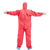 China 50g/m² SMS Fabric Disposable Coverall – Type 4/5/6 Certified Breathable and Lightweight Protective Suit for sale