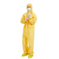 China 180g/m² Heavy-Duty Chemical Protective Suit with Taped Seam and Type 3-6 Certification for Industrial Safety for sale