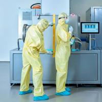 China 45g PP+PE Disposable Protective Coverall - CE-certified with Elastic Cuffs and Ankles for Industrial Hygiene for sale