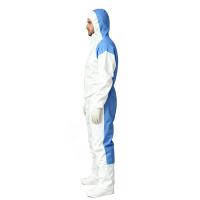 China CE Category III Certified Type 5/6 Protective Coverall with Breathable SMS Back Panel for Enhanced Safety for sale