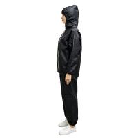 China Professional Two-Piece Microporous Disposable Protective Suit with Elastic Cuff and Type 4/5/6B Certification for sale
