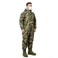 China Professional-Grade Disposable Coverall with Elasticated Hood and Jungle/Desert Camouflage Meeting Type 4/5/6B Standard for sale