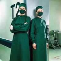 China Washable and Breathable Ultrasonic Sealed Surgical Gown for Hospital Use - Reusable Medical Gown for sale
