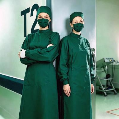 China Washable and Breathable Ultrasonic Sealed Surgical Gown for Hospital Use - Reusable Medical Gown for sale