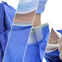 China Disposable SMS Level 4 Surgical Gown for sale