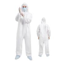 China Disposable Microporous Coveralls - Anti-Static & Liquid-Proof Safety Suit with Type 5/6 Certification for sale