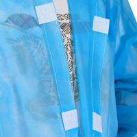 China CE Certification Disposable Lab Coat with AAMI Level 1 Protection and Elastic Cuffs for Secure Fit for sale