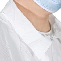 China Hoodless Disposable Protective Coverall with Stand Collar - Non-woven Fabric, CE Certification, Type 5/6 Protection for sale