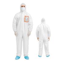 China Integrated Hood Coverall with Metering Inspection Window and Anti-Fog Transparent Panel for Full-Body Protection for sale