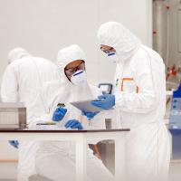 China Integrated Hood Coverall with Metering Inspection Window and Anti-Fog Transparent Panel for Full-Body Protection for sale