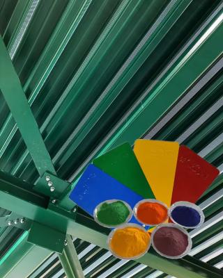 China Odorless Gloss High Heat Powder Coating Liquid 200-500°C for Aluminium Window Frames for sale