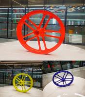 China Brushed Candy Color Rims Powder Coating Illusion Blue Seafoam Green 60-120μm ODM for sale