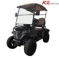 China 2 Seater Electric Golf Cart 80KM Range 3500W Motor Red Color Sightseeing Hunting for sale
