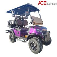 China 4 Seater Electric Golf Cart 4000W AC Motor 80km Range CE Certified Luxury Golf Car for sale