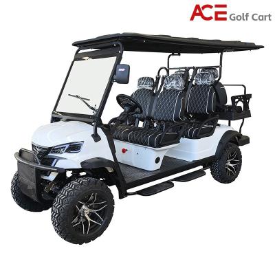China ACE 6 Seater Electric Golf Cart 48V150AH 5KW Motor for Hotel Garden Club for sale